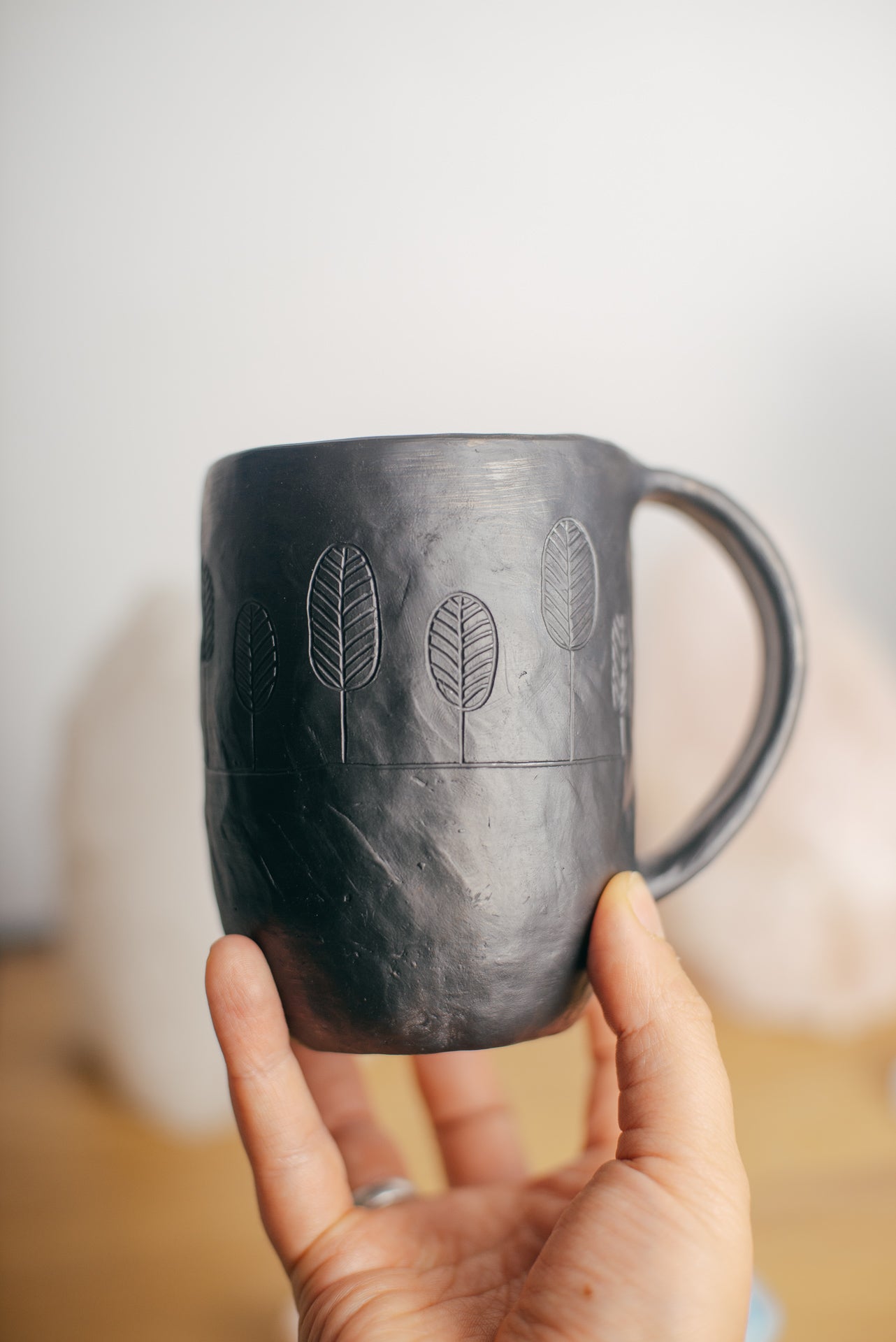 Forest mug | Reduced Clay Ceramics – Ozolins pottery